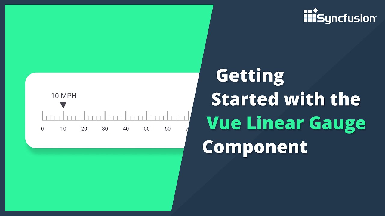 Getting Started With The Vue Linear Gauge Component Youtube