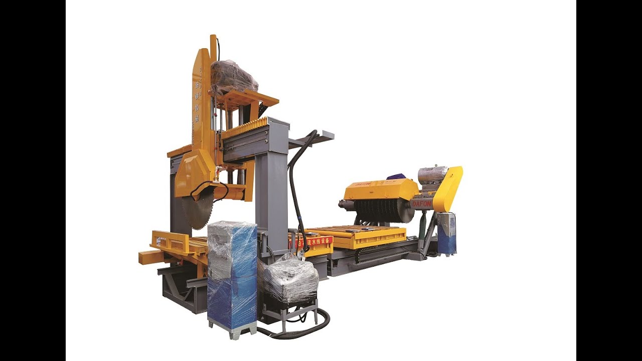 DAFON kerbstone cutting machine line paving stone making machine China ...