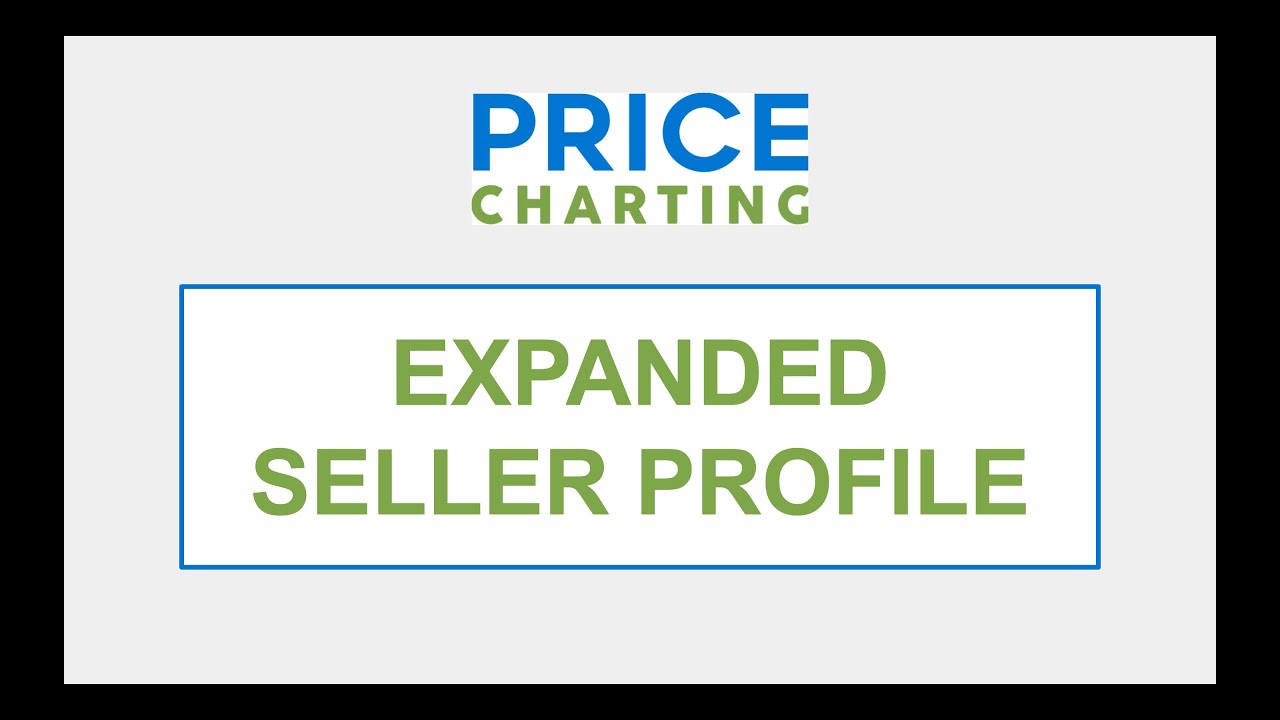 Improve your buyers' confidence | PriceCharting Expanded Seller Profile ...