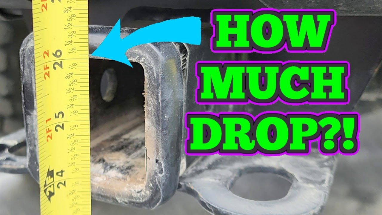 How To Measure Your Trailer Hitch Drop! - YouTube
