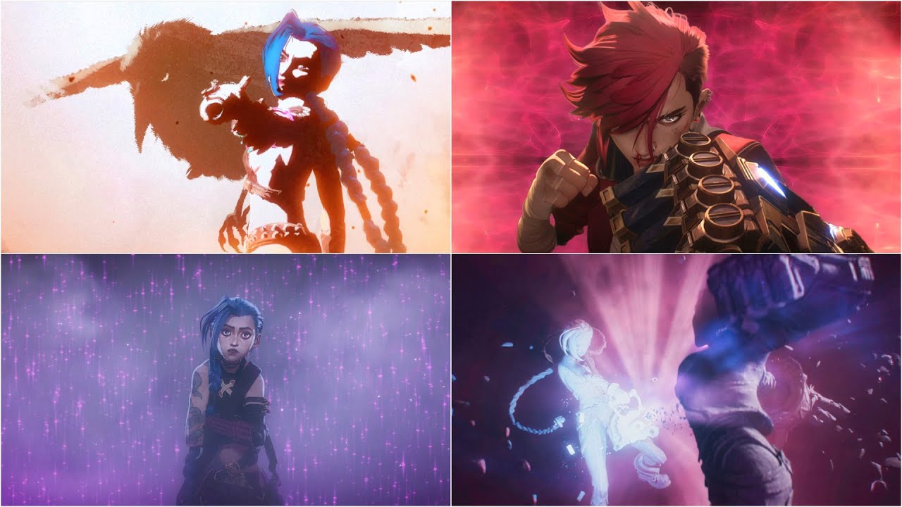 I made more 4K Wallpapers from the scenes of Arcane - YouTube