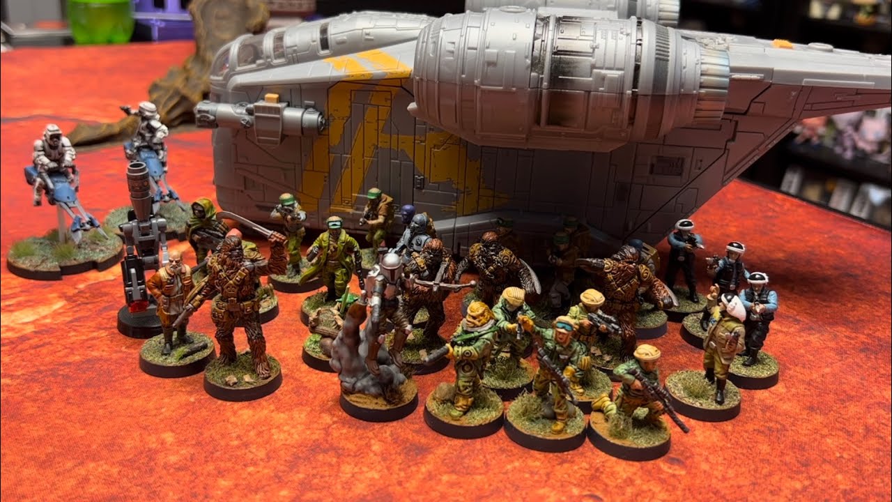 Star Wars Legion Battle Report: special Mando and the IG’s - YouTube
