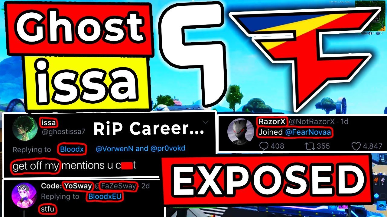 Ghost Issa EXPOSES & ENDS Fortnite Pros Career , He RESPONDS ( Drama ...