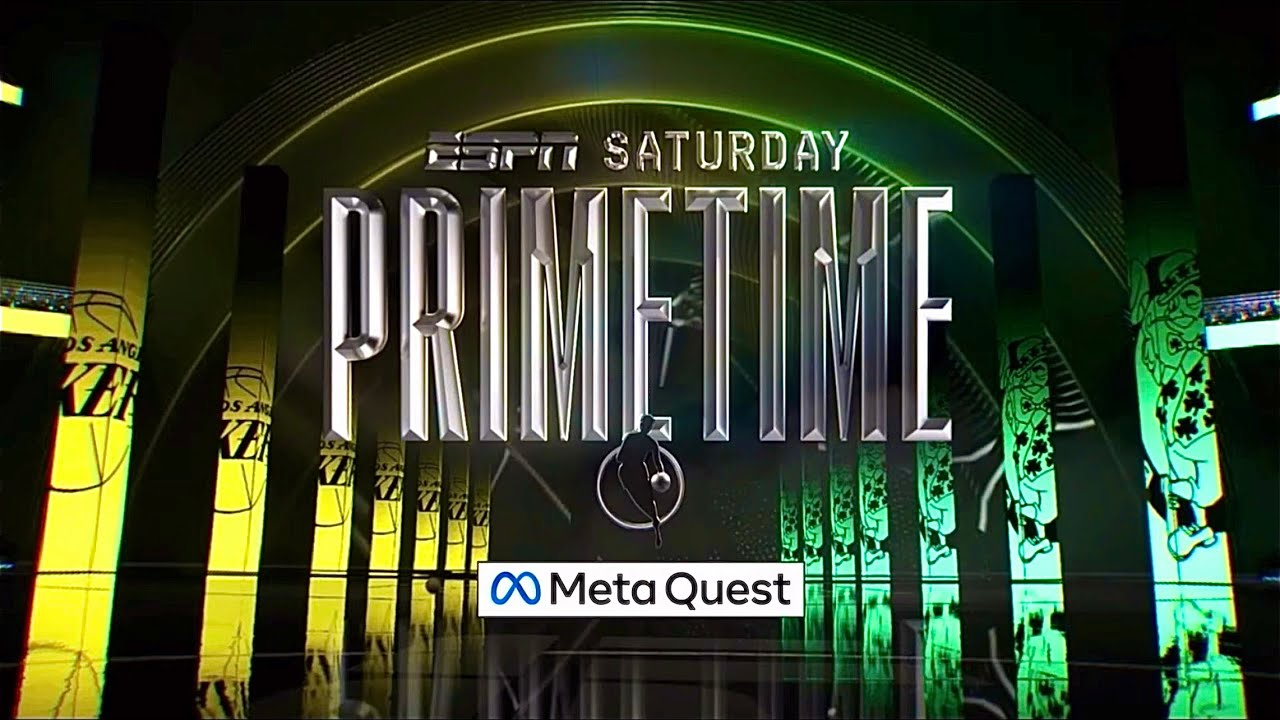 NBA on ESPN Saturday Primetime on ABC (LAL @ BOS) Courtside + Intro - 1 ...