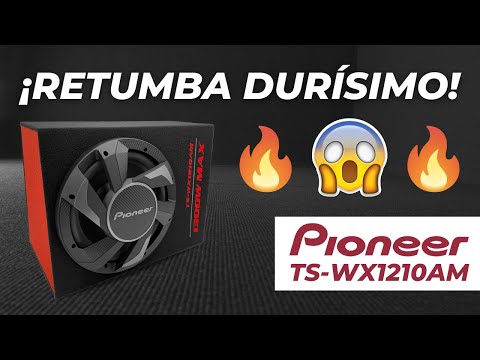 Así RETUMBA el NUEVO subwoofer amplificado PIONEER TS-WX1210AM | Unboxing y Prueba de Audio.