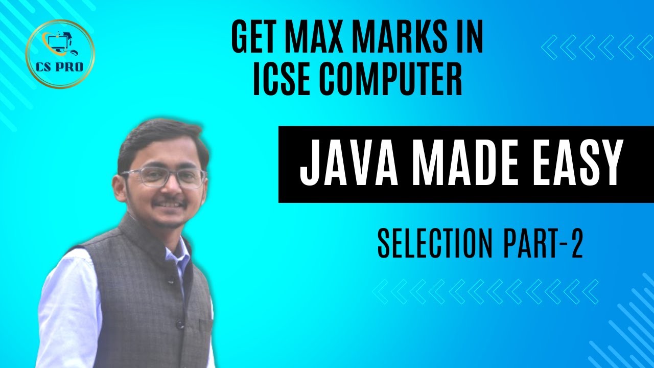 Selection Part-2 (switch case) | Java full course for ICSE students in hindi - YouTube