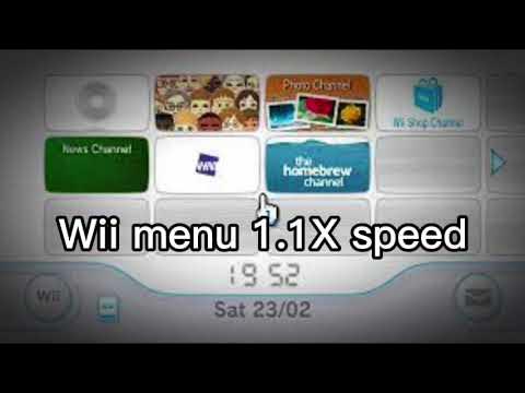 30 minutes of Wii menu 1.1X speed (Very relaxing)🎶🎵😌 #wii #nintendo # ...