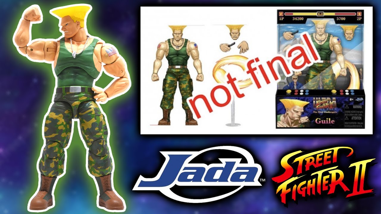 JADA TOYS STREET FIGHTER GUILE! BREAKDOWN! EVERYTHING WE KNOW SO FAR ...