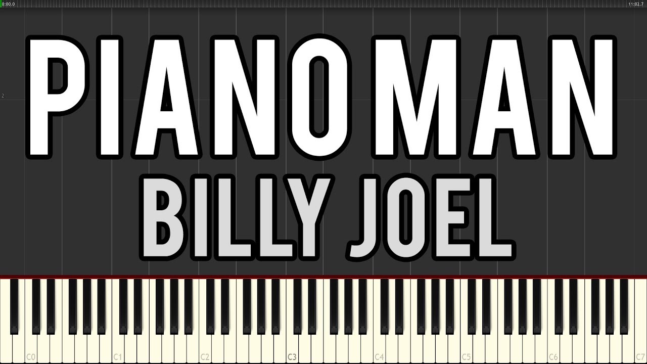 Piano Man - Billy Joel - Piano Tutorial - YouTube