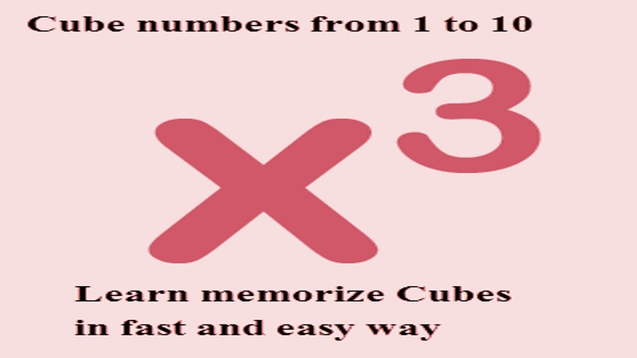 Cube Numbers From 1 To 10 Learn Memorize Cubes In Fast And Easy Way cube-numbers-from-1-to-10-learn-memorize-cubes-in-fast-and-easy-way