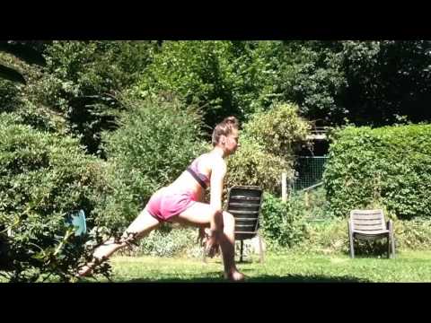 Ashtanga Yoga Practice in the Garden Surya Namaskar B