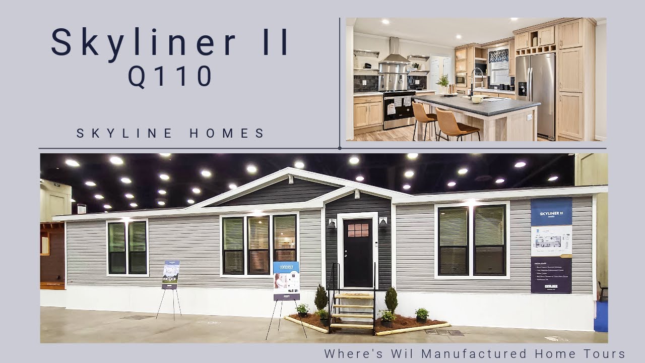 Affordable and Stylish! The Skyliner II Q110 Mobile Home Walkthrough ...
