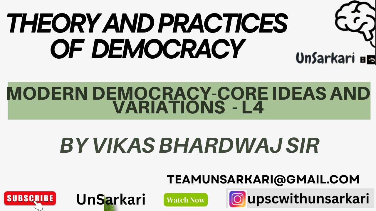 Modern Democracy core ideas and variation - YouTube