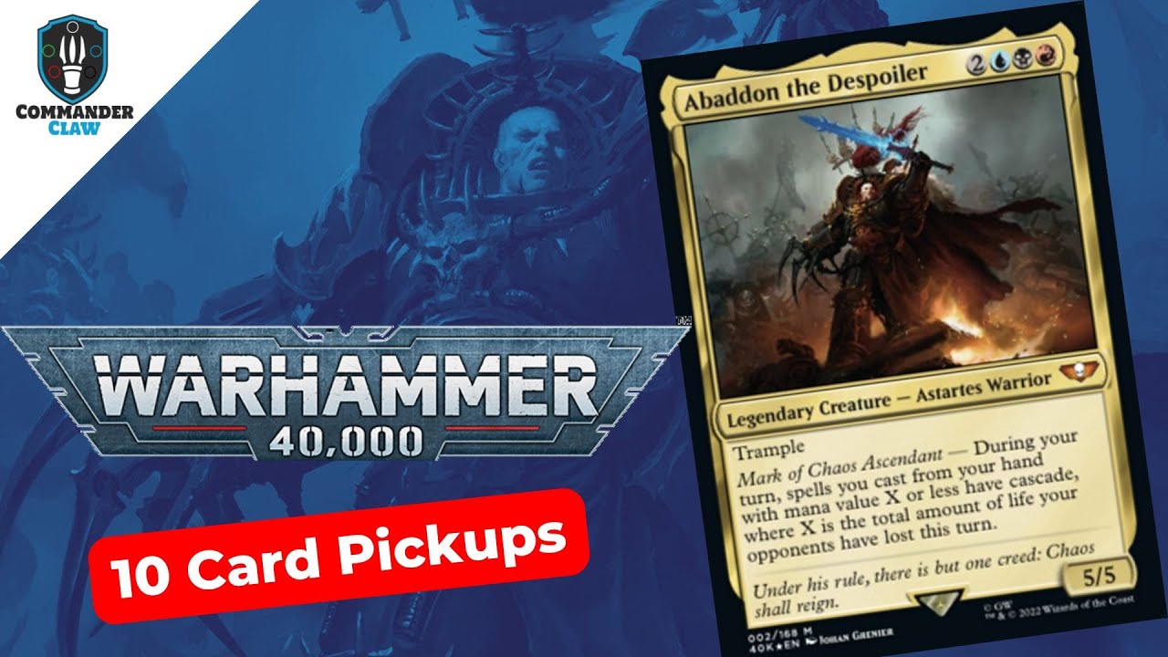 Don’t Miss These 5 Cards for Abaddon the Despoiler | Warhammer 40K Set ...