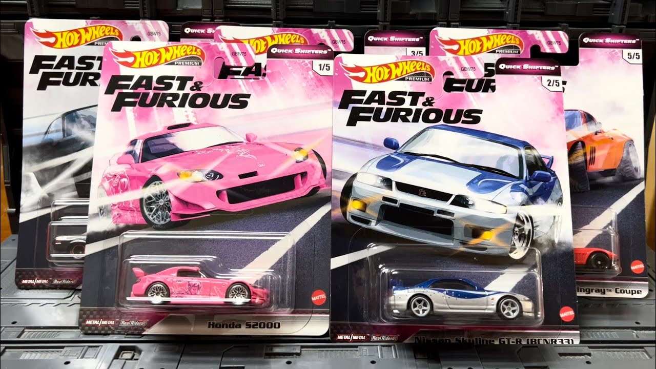 Lets Ride! HOT WHEELS Premium real riders: FAST & FURIOUS Quick ...