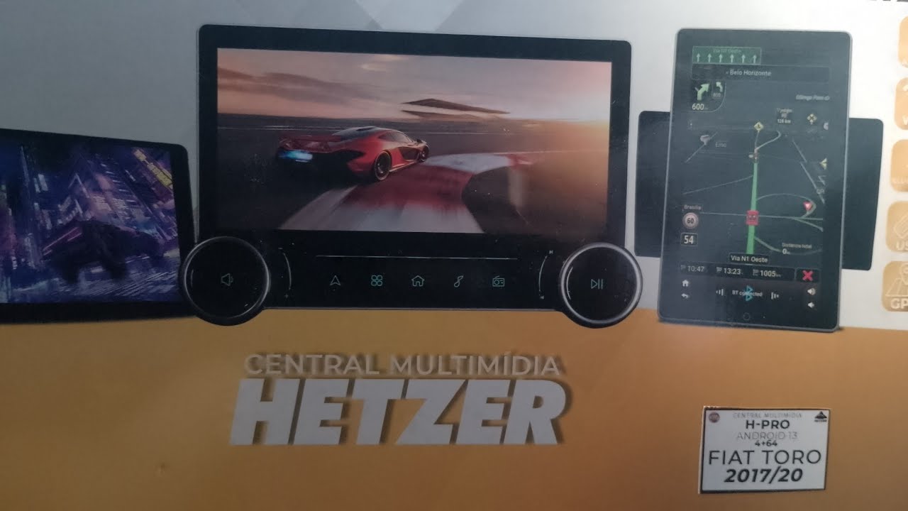 Hetzer H PRÓ, senha de fábrica multimídia 9" Android universal - YouTube