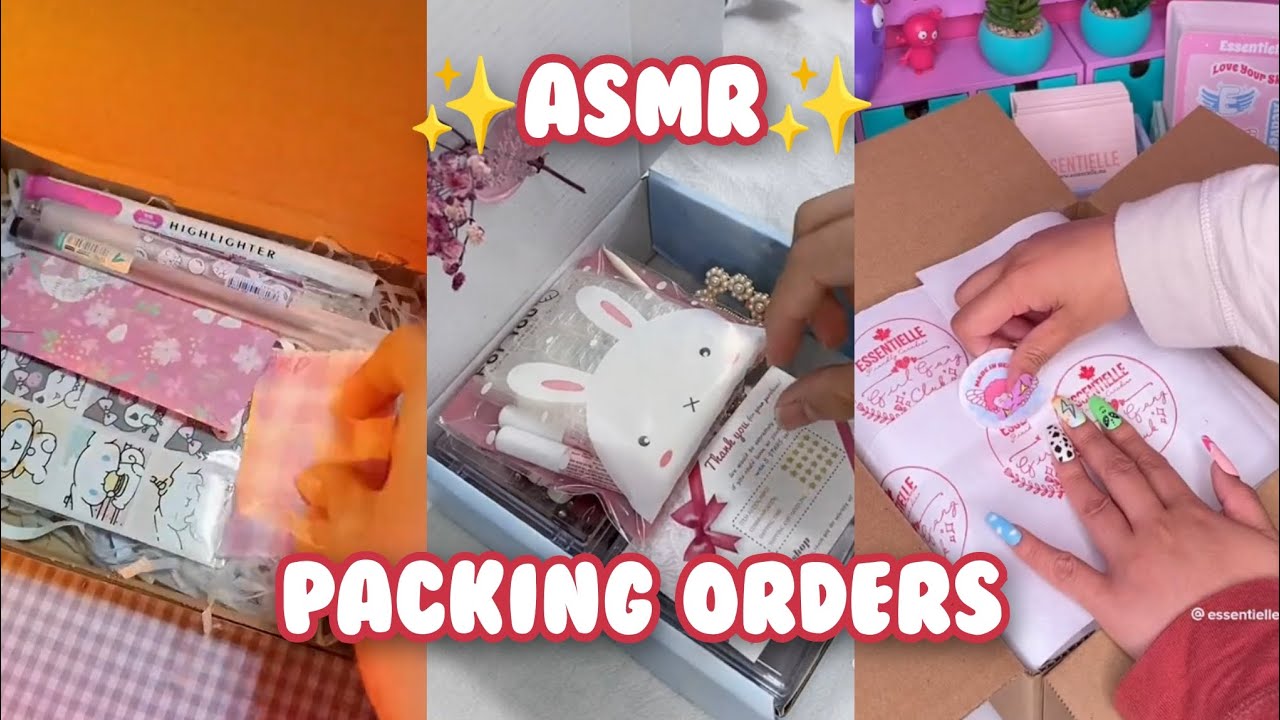 [ASMR] Satisfying Packing Orders | TikTok Compilation - YouTube