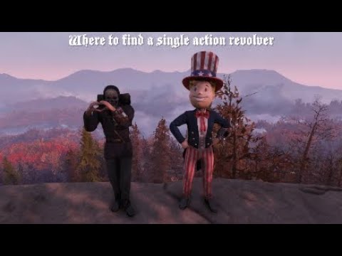 Where to find a single action revolver fallout 76 - YouTube