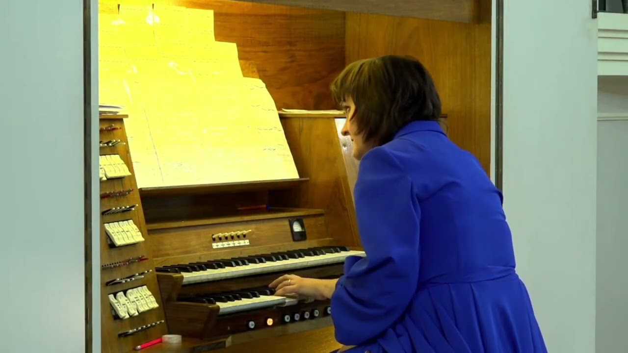 Maria Blazhevich plays Luca Massaglia (op. 4/1) at the Organ Hall in ...