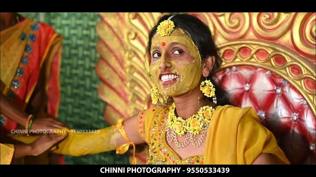 Akhila Best Cinematic Haldi Highlight 2024 - YouTube