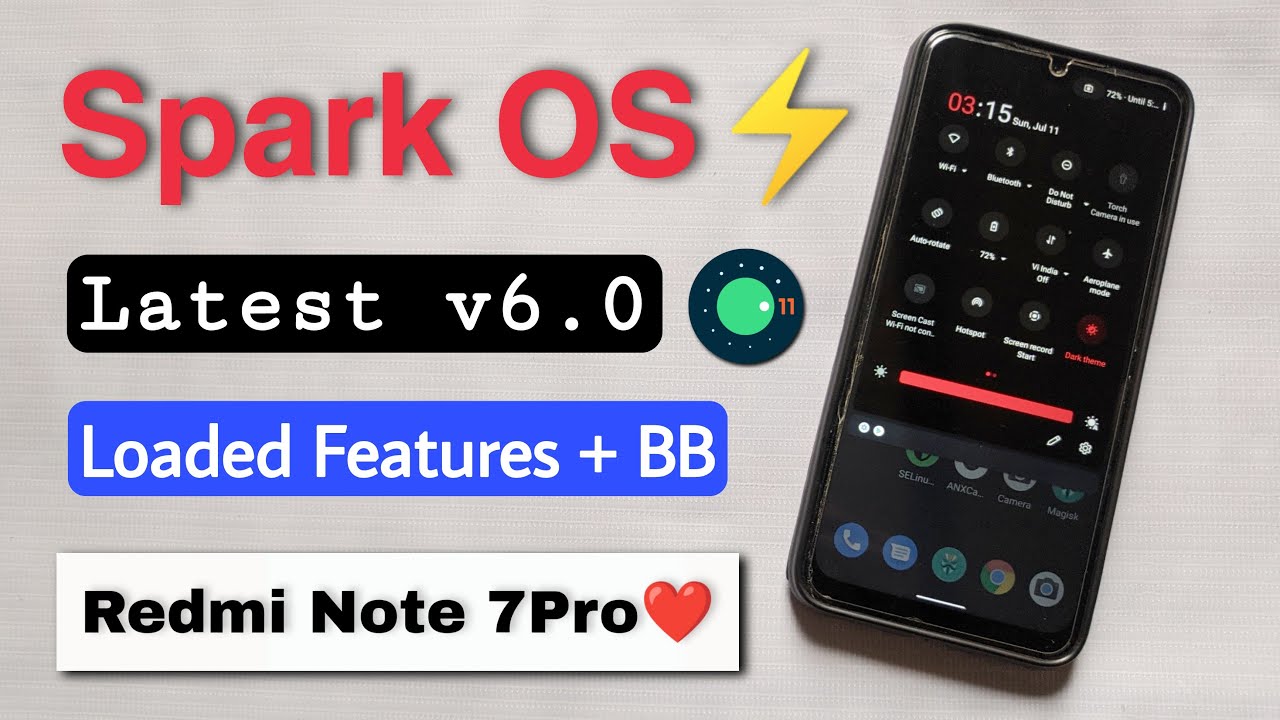 Spark OS For Redmi Note 7 Pro. Install Spark OS v6.0 On Redmi Note 7 ...