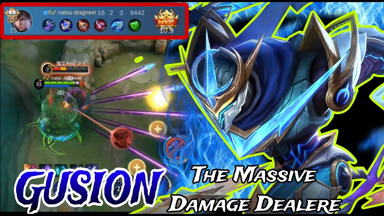 This Hero GUSION Deals Massive Damage/One shot kill combo / 16Kills ...