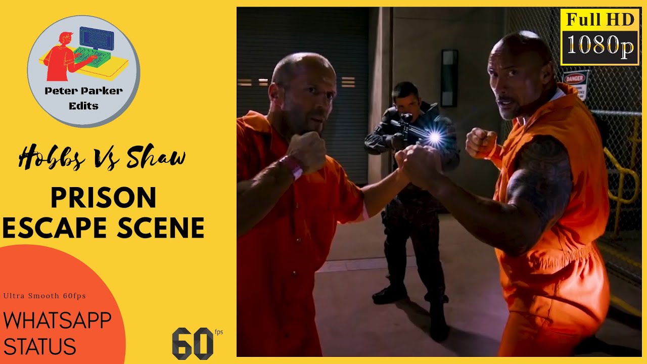 Hobbs Vs Shaw - Prison escape scene | The Fate Of The Furious | Movie ...