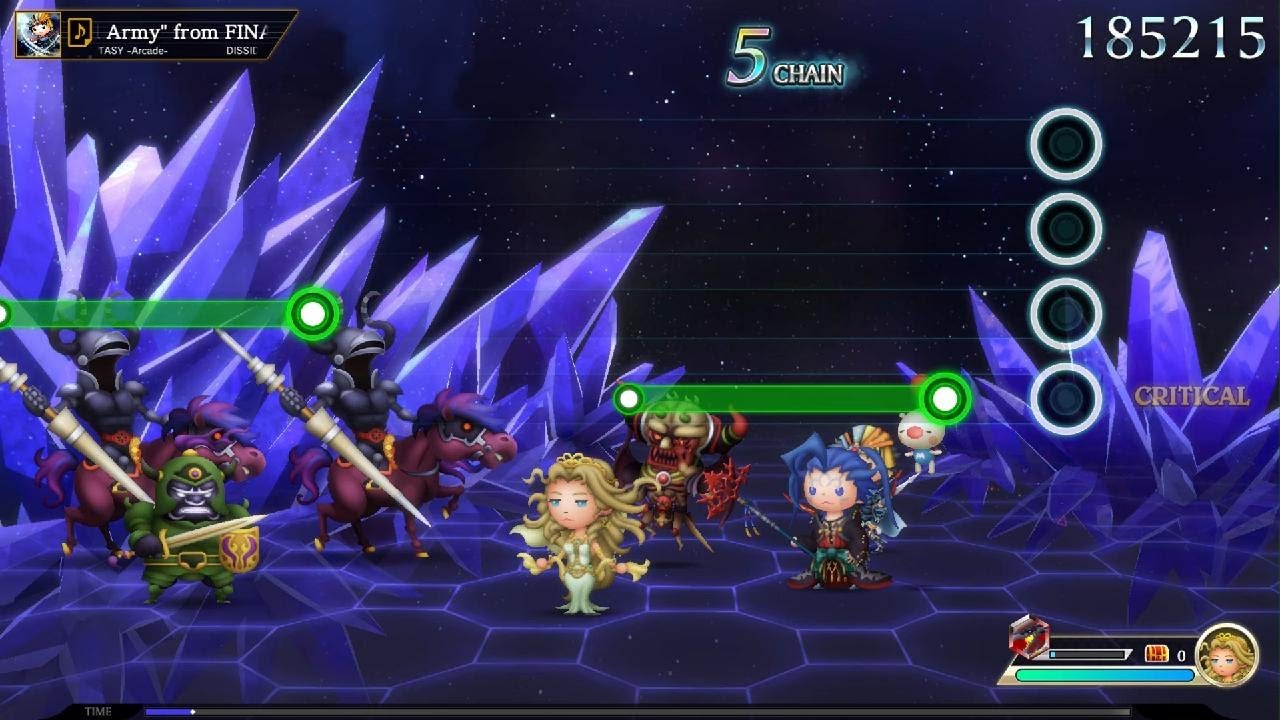 THEATRHYTHM FINAL BAR LINE dissidia final fantasy series part 2 - YouTube