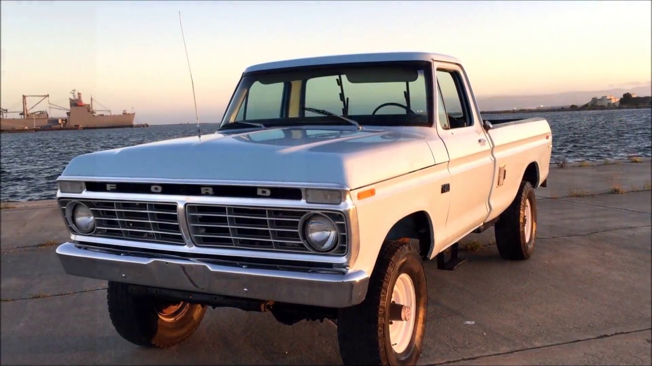 1973 Ford F250 4X4 "Highboy" in storage for over 20 years - YouTube