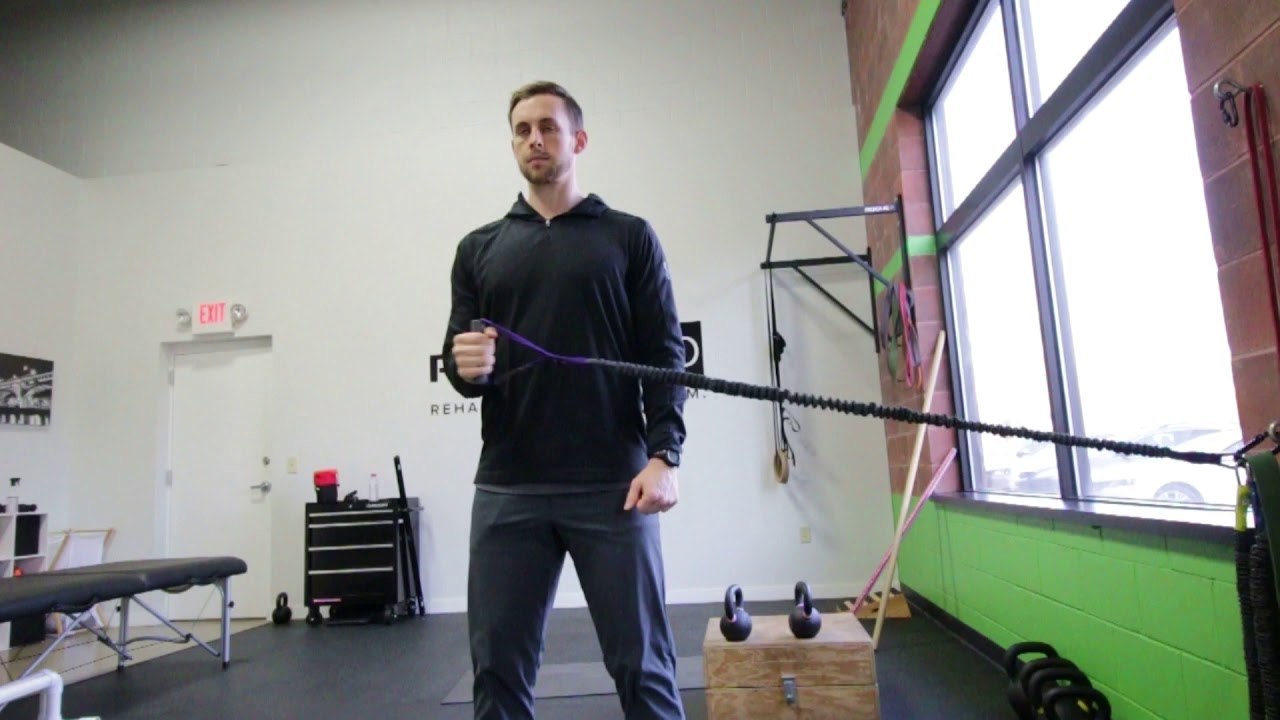 Isometric ER Shoulder Flexion - IR @ 90 - YouTube