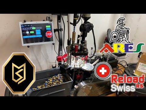 Reloading 9mm major on a Mark 7 Evolution Pro at 2.500 rph - ARES bullets & Reload Swiss Powder