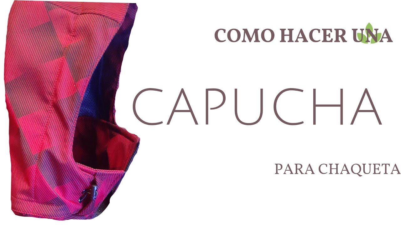 Como hacer una capucha para chaqueta - YouTube