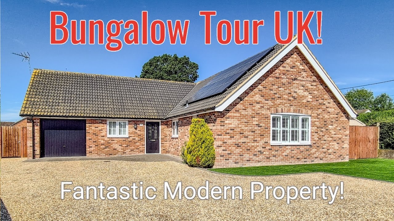 BUNGALOW TOUR UK Superb Modern Property! For Sale £499,950 Sporle ...