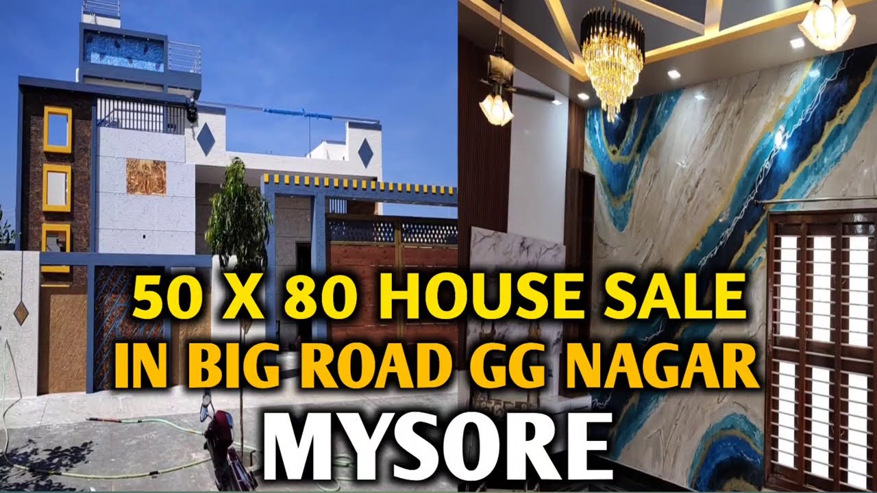 BIG House For Sale on 80 Feet Road Near Mysore City? - YouTube