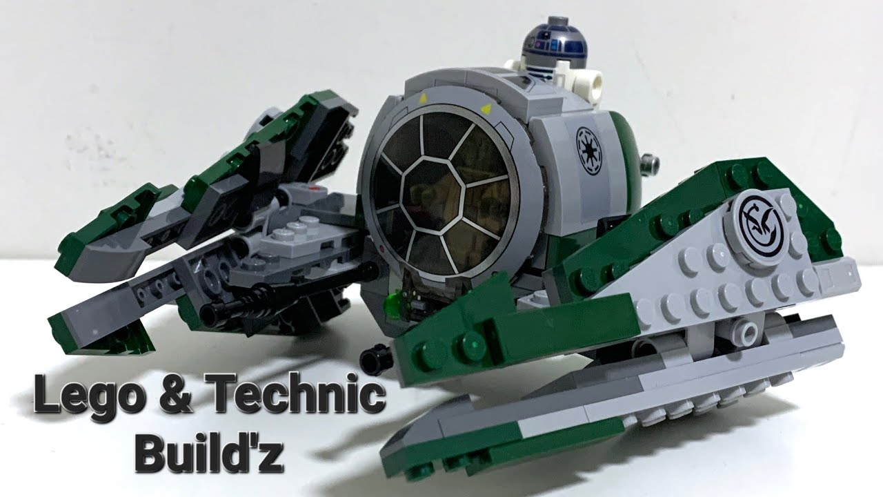 Lego (75360) Star Wars - Yoda's Starfighter Build - YouTube
