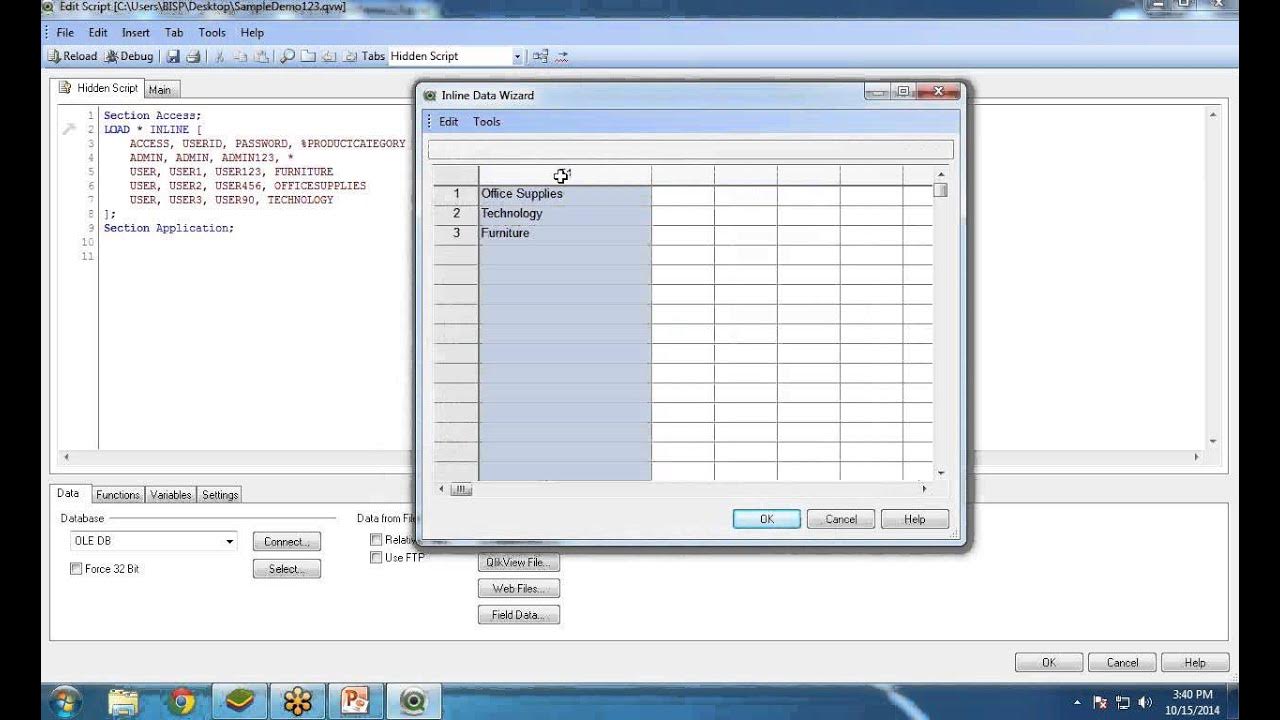 Implementing Security in Qlikview using Section Access - YouTube