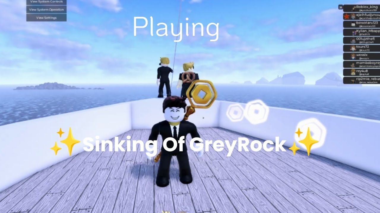 Playing Sinking Of GreyRock (Roblox) - YouTube