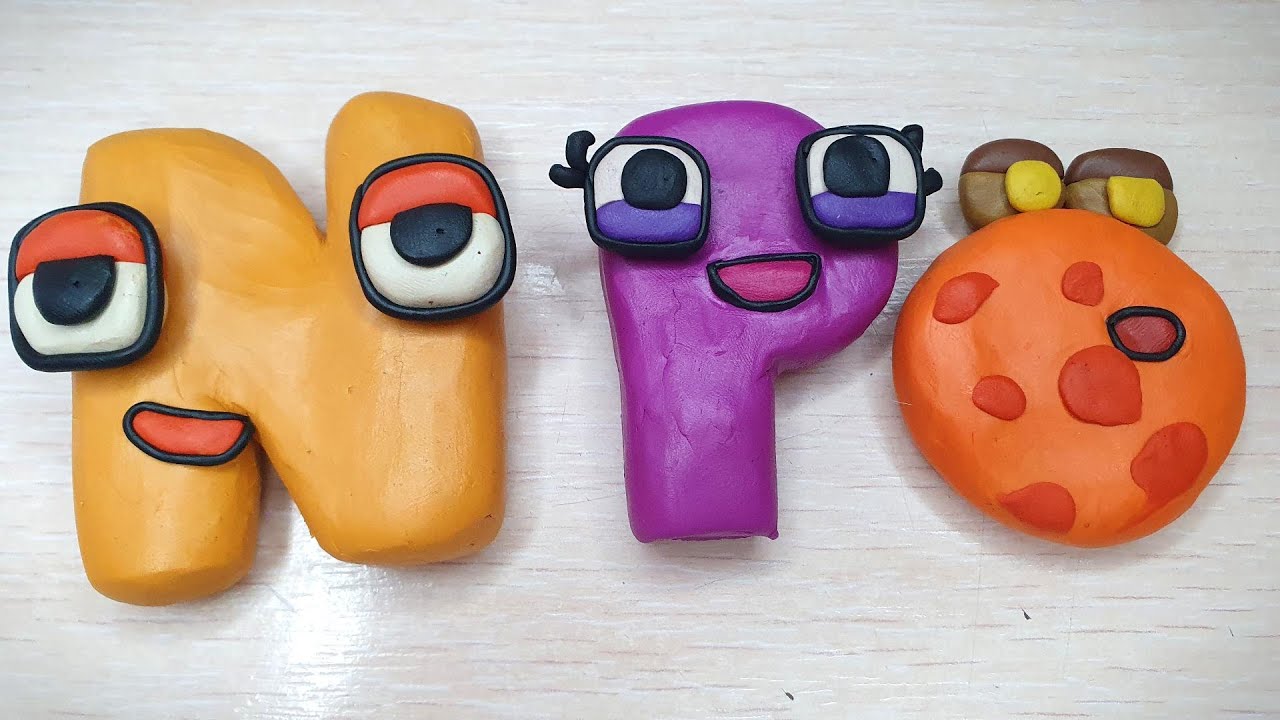 Making French Alphabet lore N-P out of Clay Craft Alphabet Lore ...