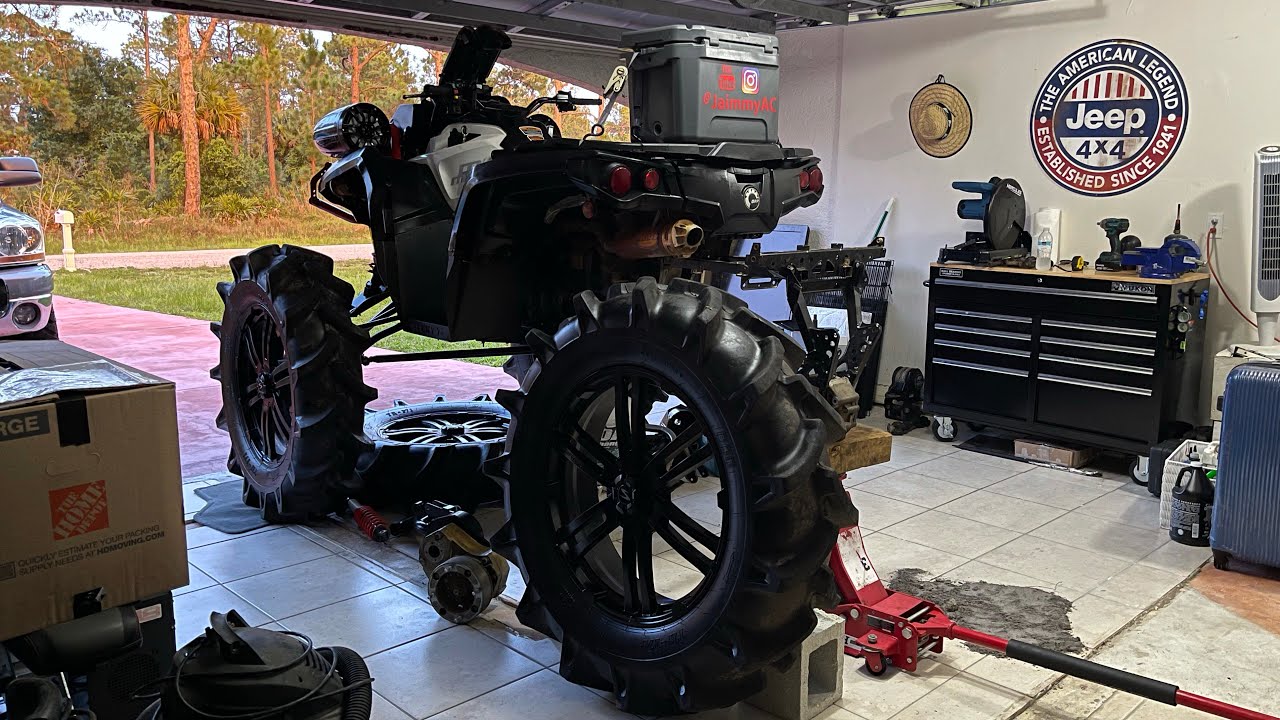 Can Am Outlander Frame Stretch - Part #1 - YouTube
