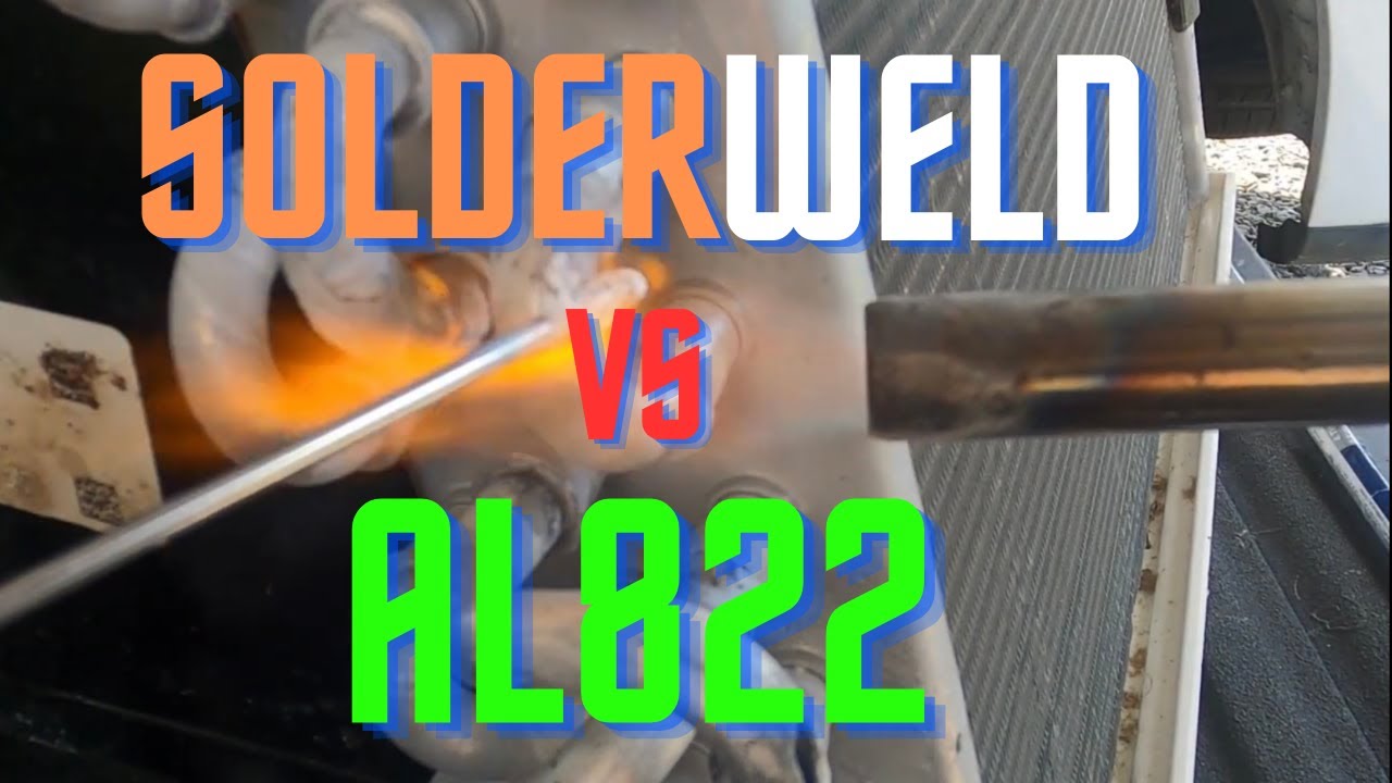 Aluminum Brazing! Which do I prefer, SolderWeld or AL822? - YouTube