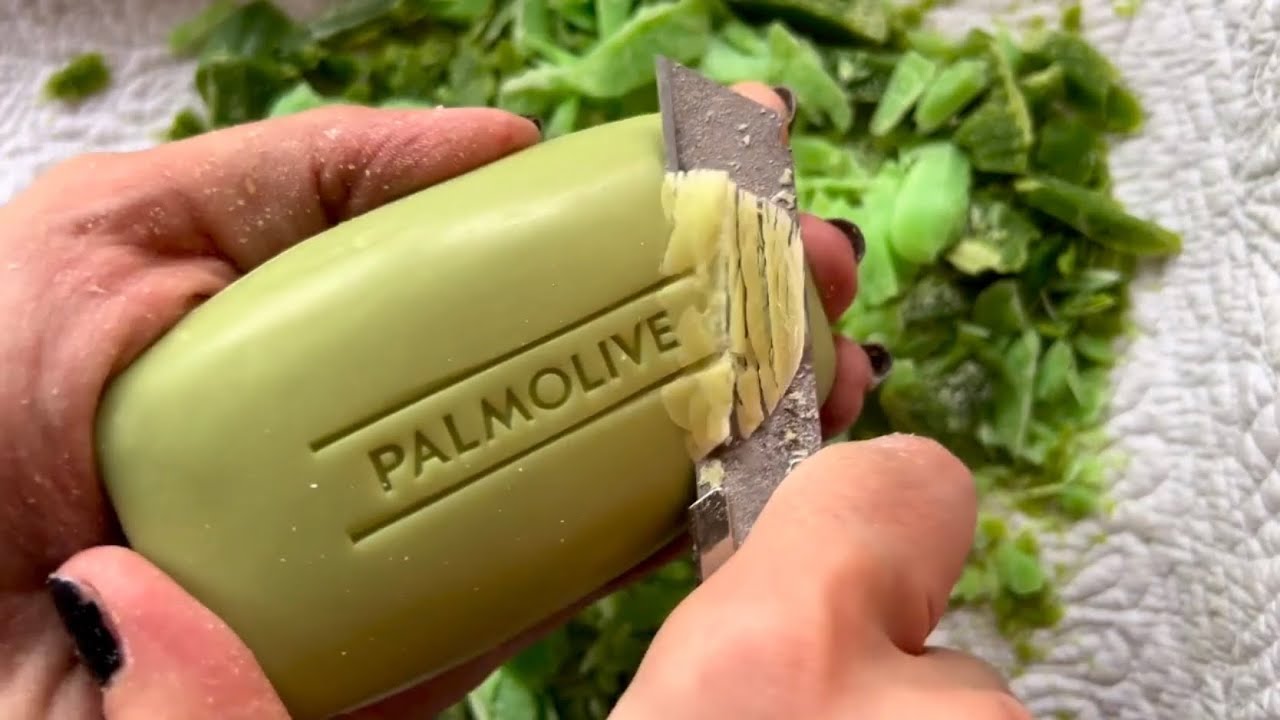 [IG : asmr.soap4770] deep soap cutting | satisfying video - YouTube