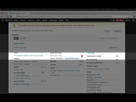 96. How contextual filters work in the Views module (a Drupal how-to) - YouTube