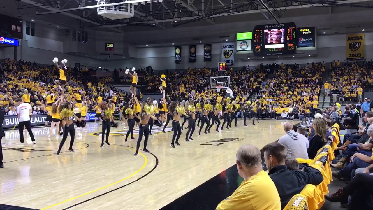 2016-2017 VCU Gold Rush Dance Team Fight Song Homecoming Weekend - YouTube