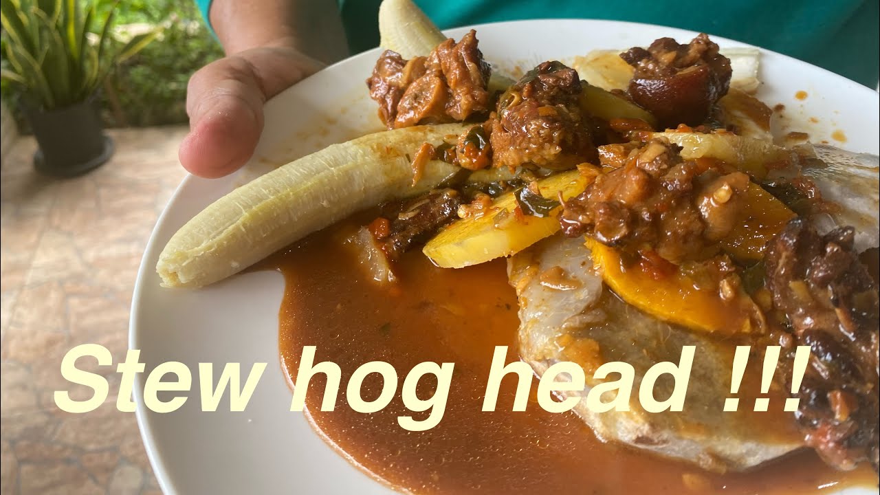 How to make Stew hog head and Provisions - YouTube