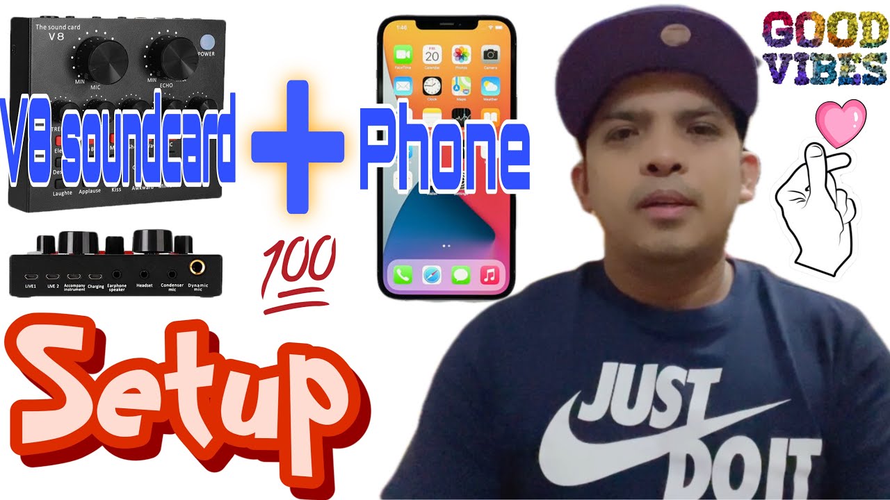 How to set up v8 soundcard + easiest way to connect v8 soundcard to ...