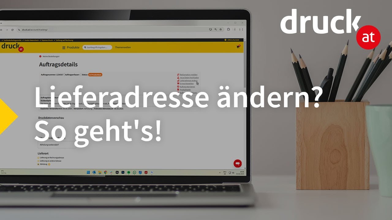 So kannst du deine Lieferadresse selbstständig ändern - YouTube