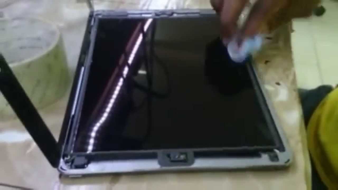 ipad air cracked screen repair - YouTube