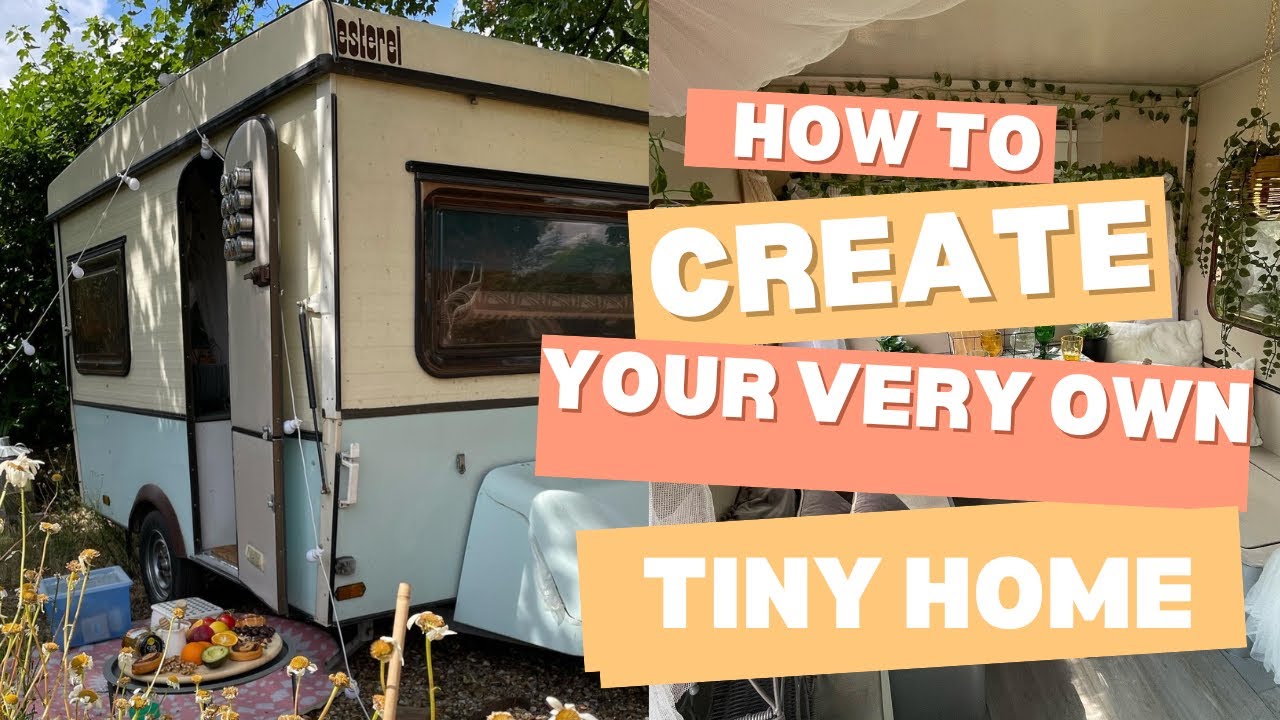 How To Create A Small Holiday Home. Tiny space living - YouTube