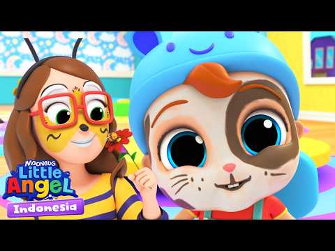 🐝Belajar Tarian Binatang Lucu | Lagu Anak Gerakan Seru | Little Angel Bahasa Indonesia