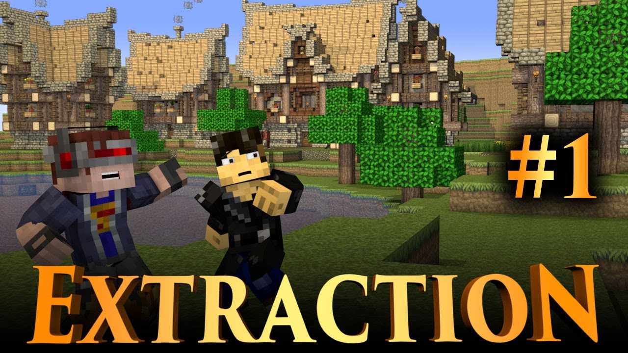 Minecraft - "Extraction" Part 1: Airship Landing - YouTube